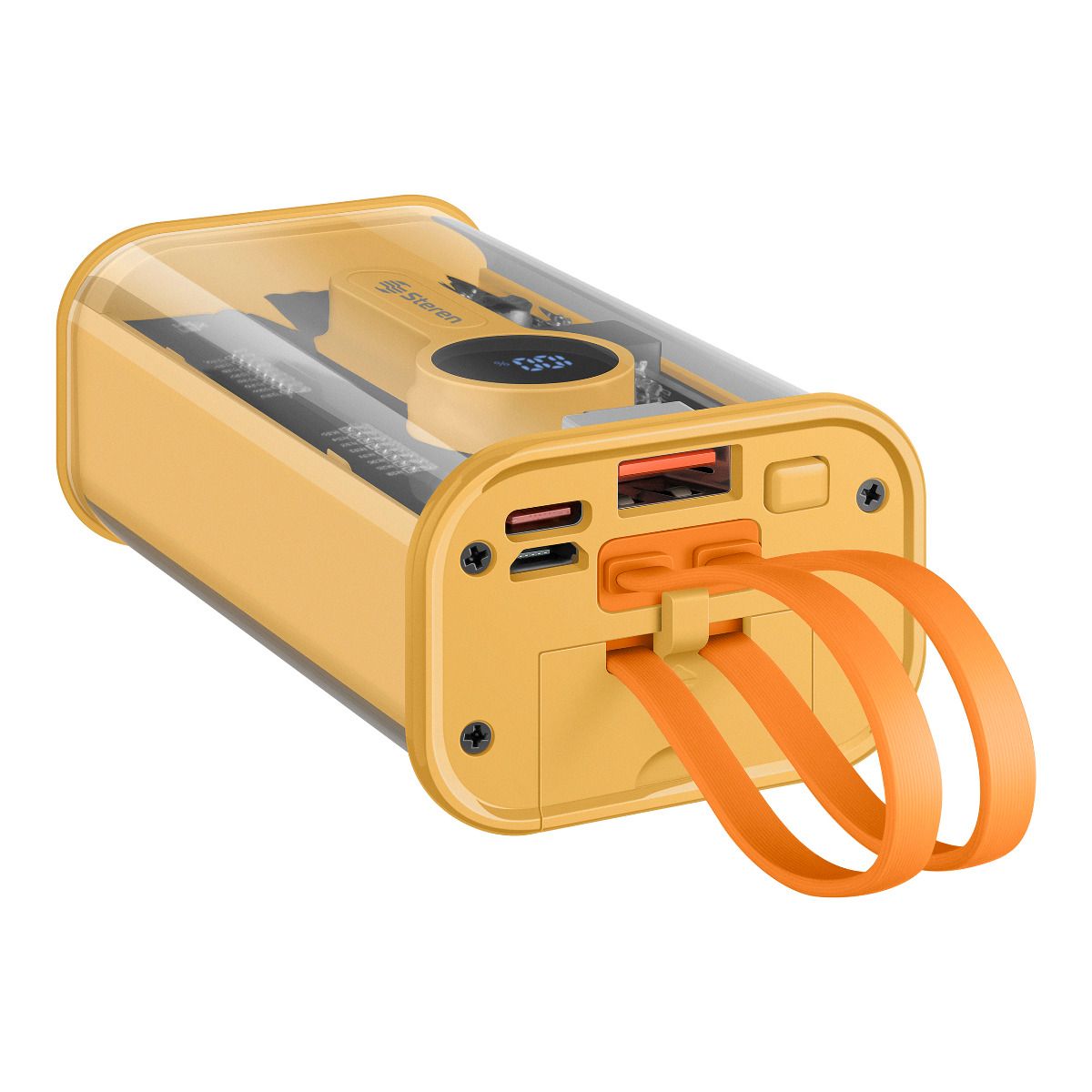 Power Bank de 8.000 Mah Con Pd 20 W Qc 20 W Amarillo Steren