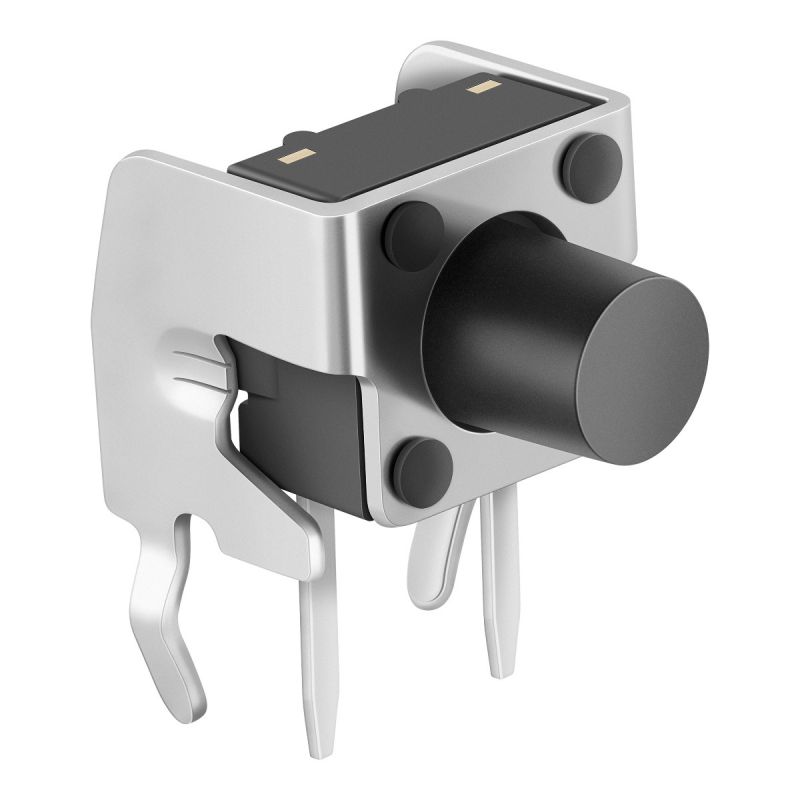 Micro switch de push horizontal, con 2 terminales, chás