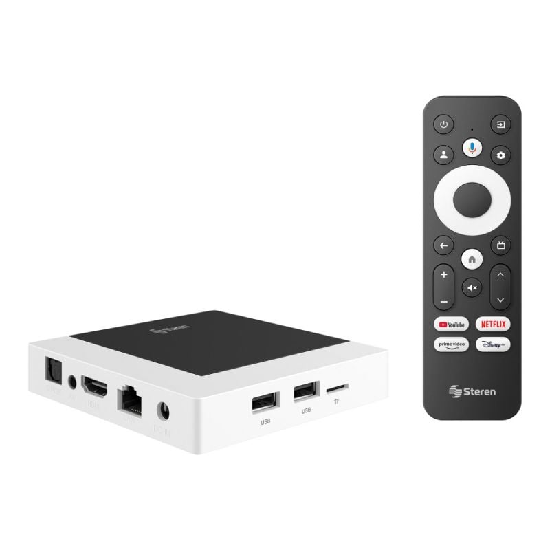 Android TV Box Google* Certificado Steren Tienda en Lín