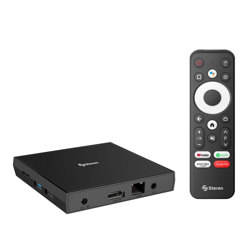 Android TV Box Google* Certificado Steren Tienda en Lín