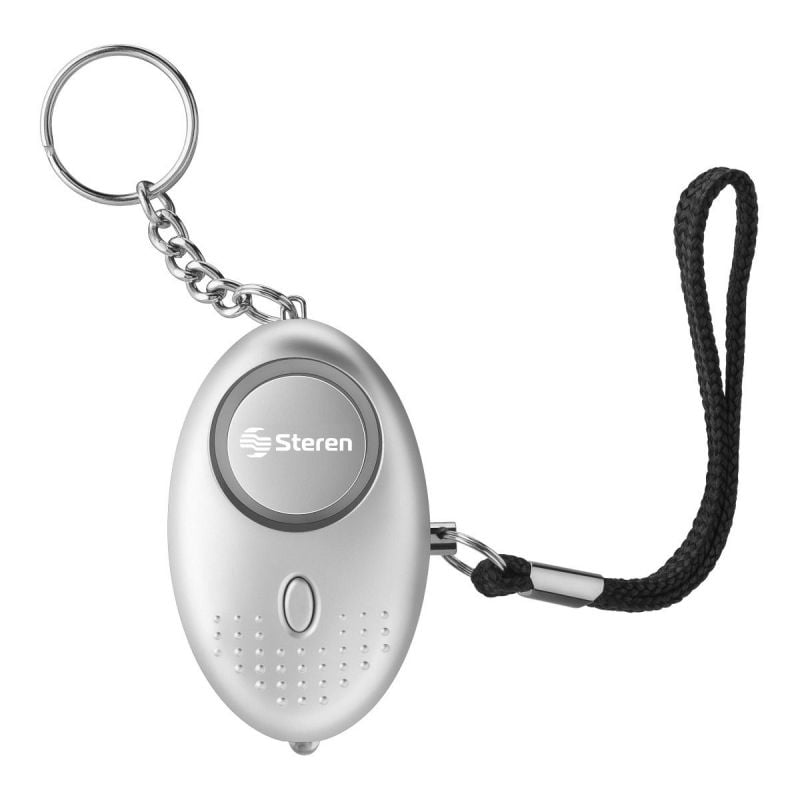 Alarma personal de 120 dB, con linterna LED Steren Tien