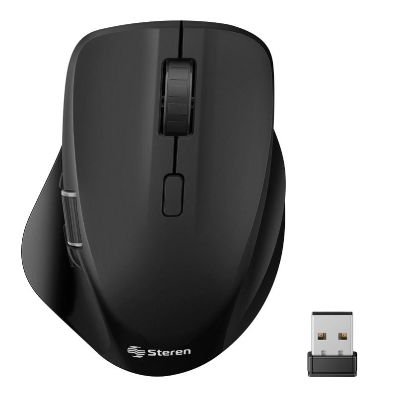 Mouse Bluetooth*/ RF, multidispositivo, ergonómico con