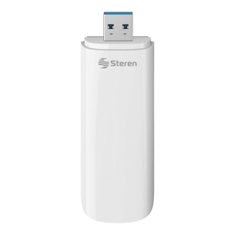 Adaptador USB 3.0 Wi-Fi 6 AX1800 2,4 GHz y 5 GHz Steren