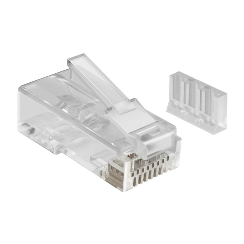 Plug RJ45 de 8 contactos CAT 6A, para cable redondo Ste