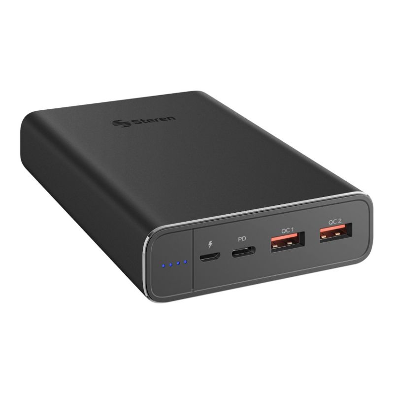Power Bank de 24,000 mAh PD 100 W / QC 18 W con 1 salid