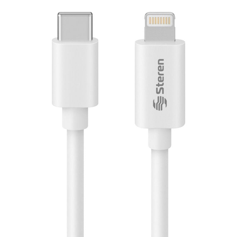 Cable USB C a Lightning de 1,8 m Steren Tienda en Línea