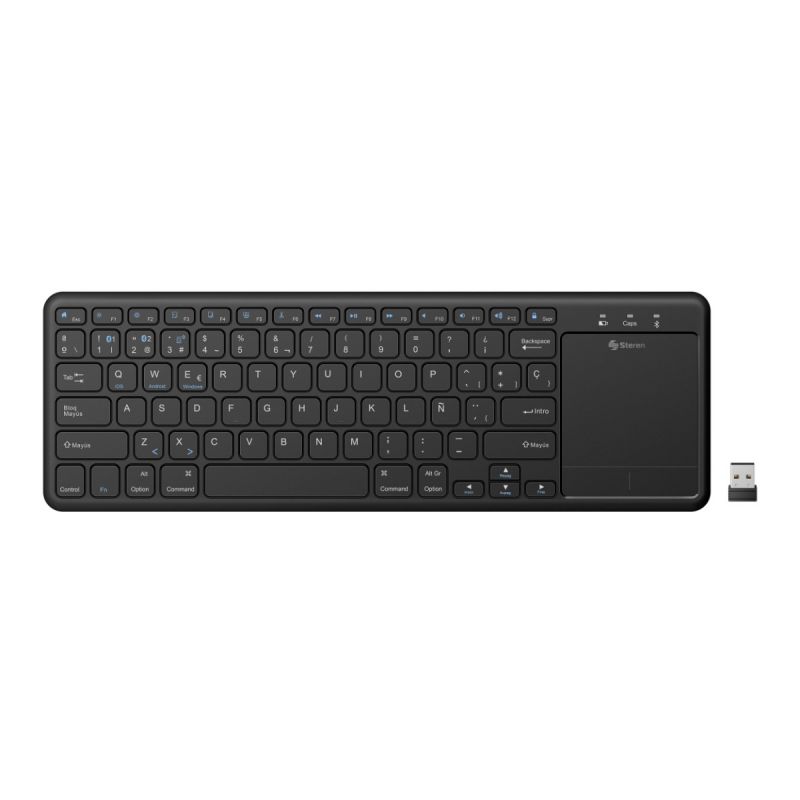 Teclado Bluetooth* / RF con touchpad, multidispositivo