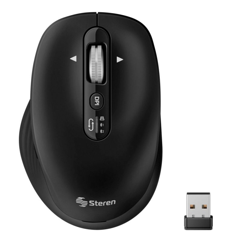 Wireless Bluetooth/RF Mouse with Rechargeable Battery