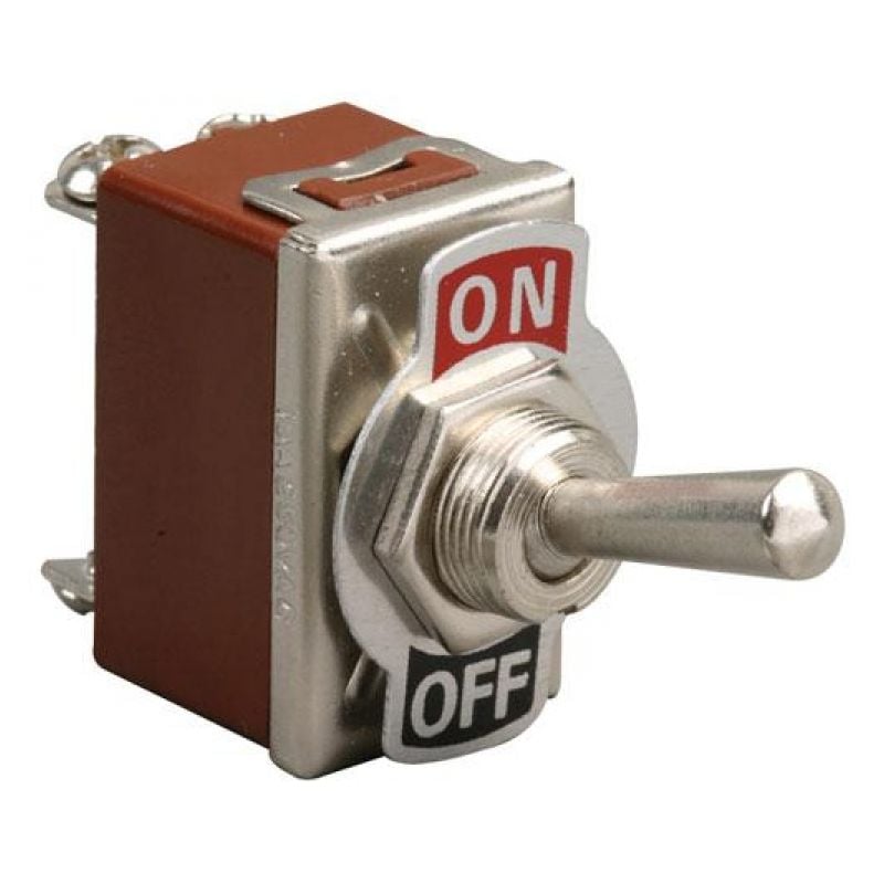 Switch de palanca 2 polos, 1 tiro, 2 posiciones, 15 Amp