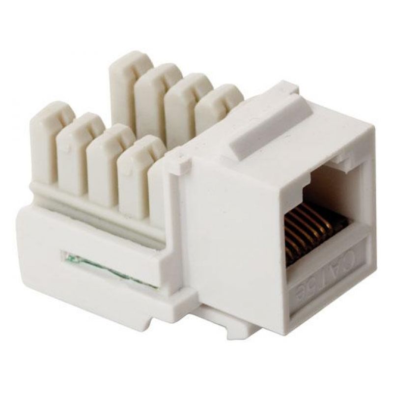 Jack RJ45 de 8 contactos a 90° CAT 5e, tipo Keystone, b