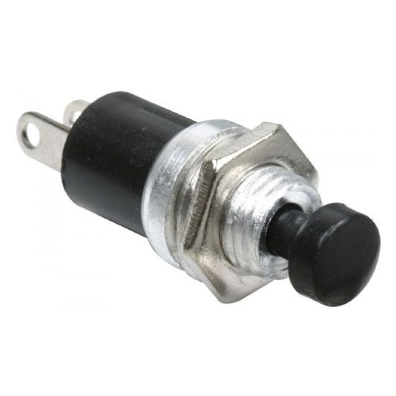 Switch miniatura, de push, normalmente cerrado, color n