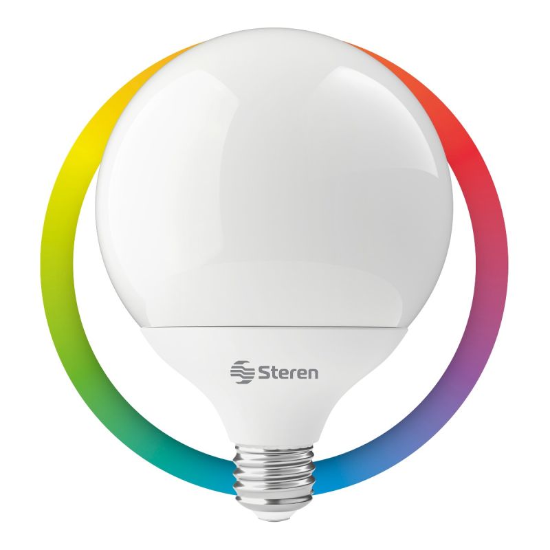 Foco LED Wi-Fi RGB+W multicolor de 15 W Steren Tienda e