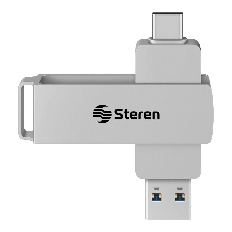 Memoria USB dual, tipo C y A, de 64 GB Steren Tienda en