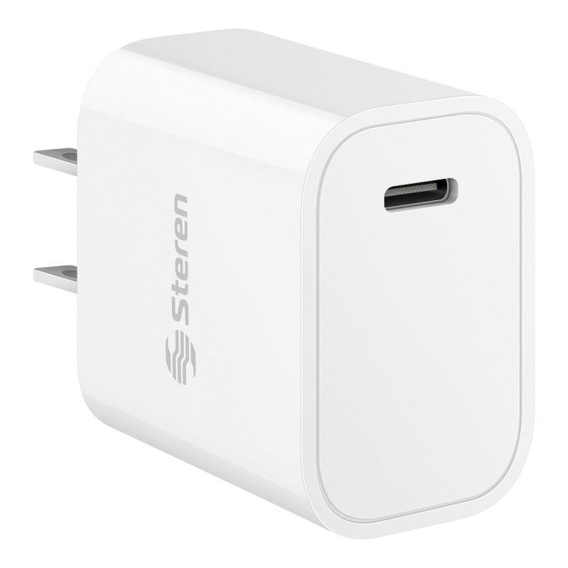 Cargador USB C Power Delivery 20 W Steren Tienda en Lín