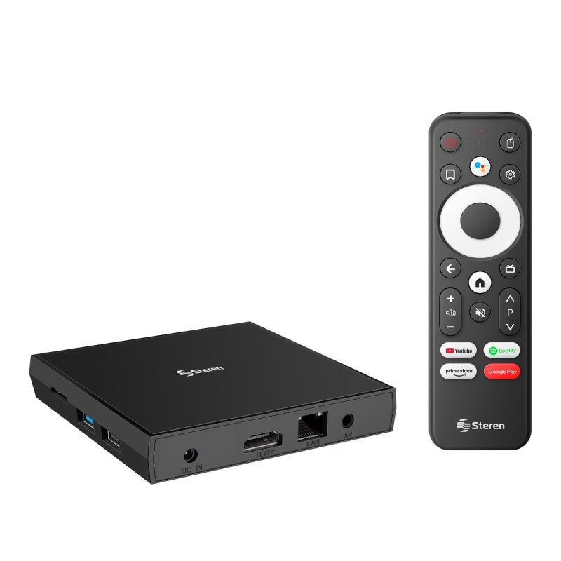 Android TV Box Google* Certificado Steren Tienda en Lín