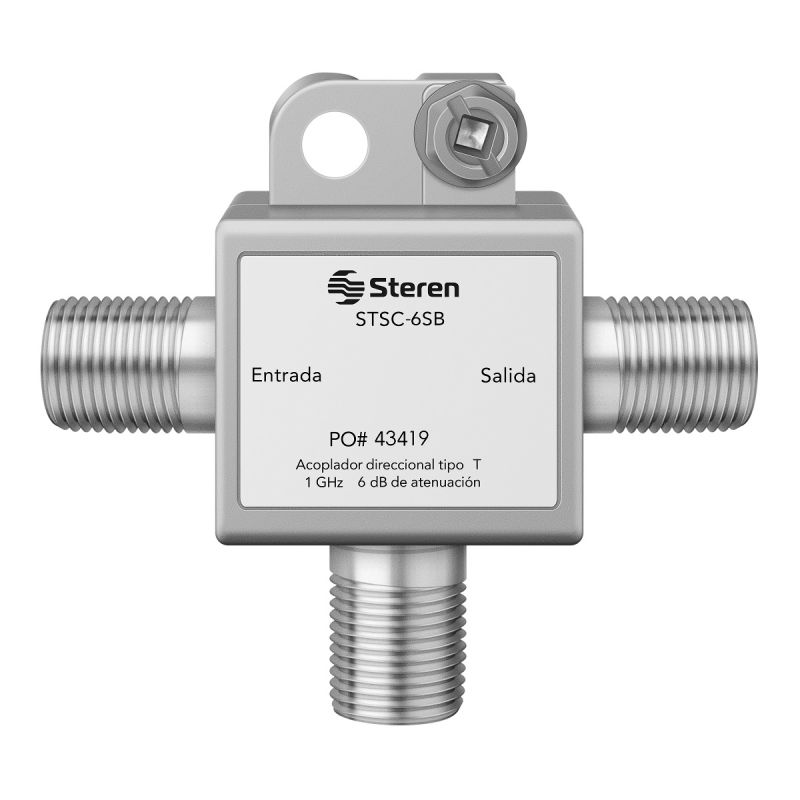 Acoplador direccional RF tipo “T” de 6dB de atenuación,