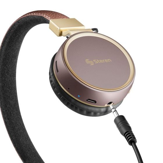 STEREN Audífonos De Diadema Bluetooth Con Reproductor MicroSD (Cafe ...