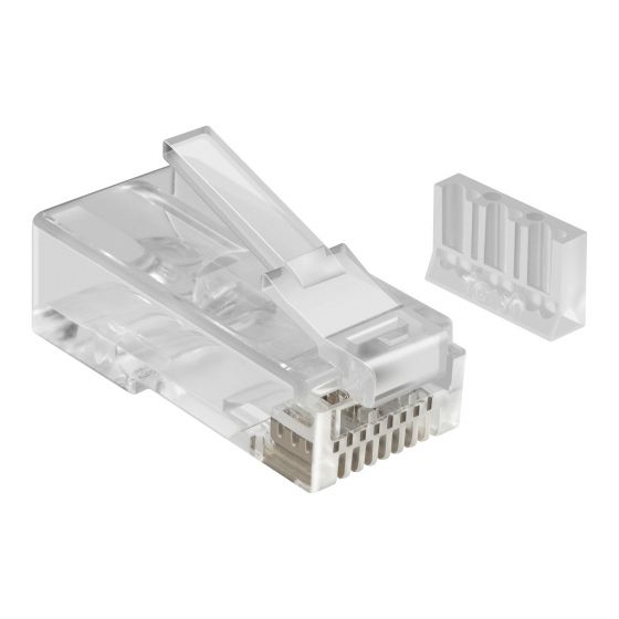 Plug RJ45 de 8 contactos CAT 6A, para cable redondo Ste