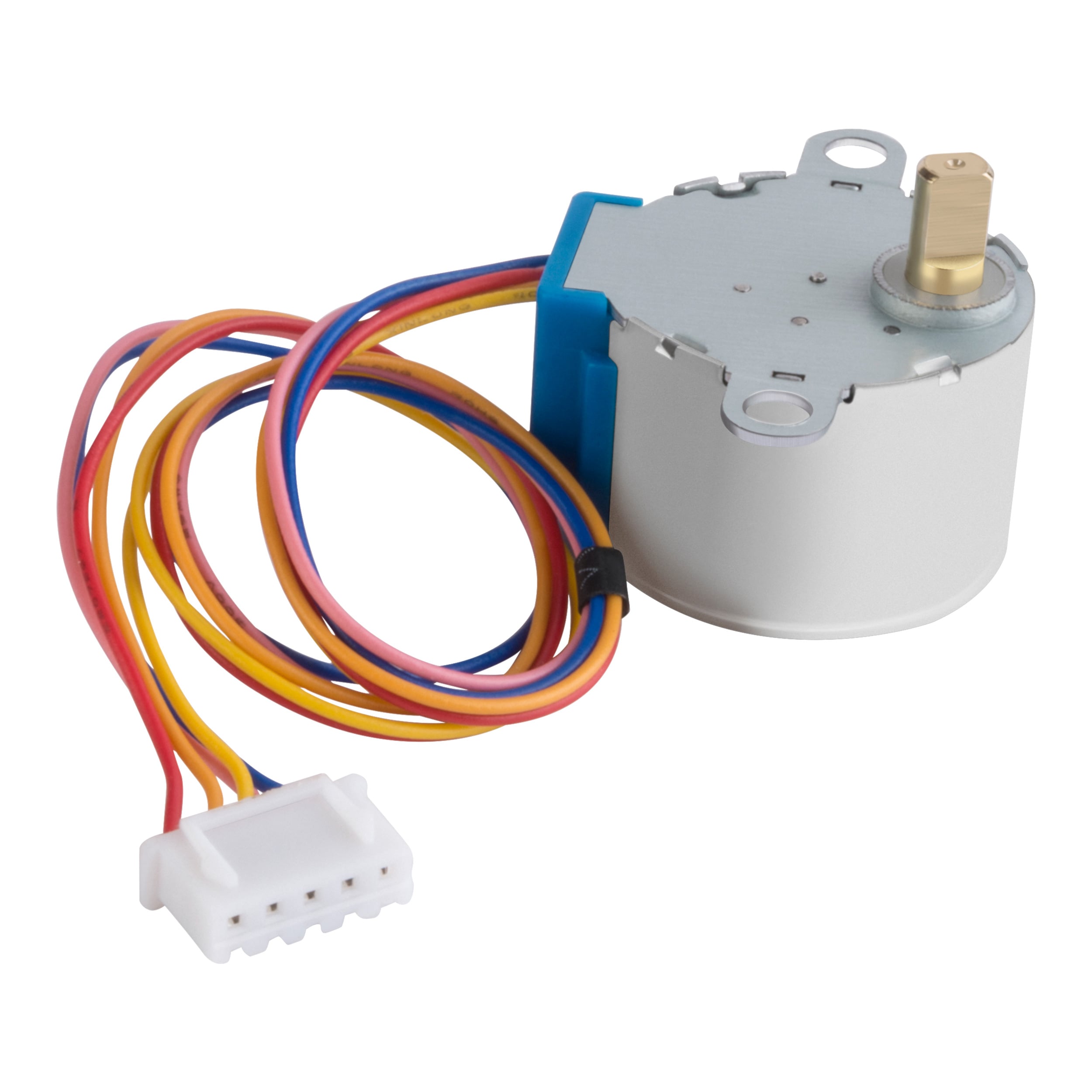 Motor a pasos de 5 líneas de control, 5 Vcc
