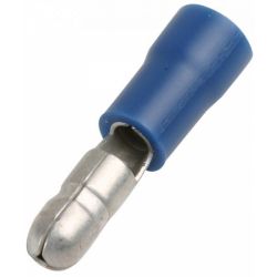 Terminal de latón tipo faston, hembra, con forro azul Steren Tienda en Línea